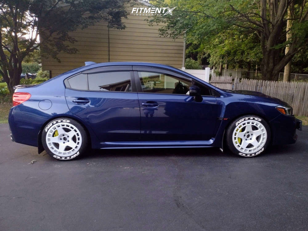 2019 Subaru WRX STI Limited with 18x8.5 Fifteen52 Turbomac and Nitto ...