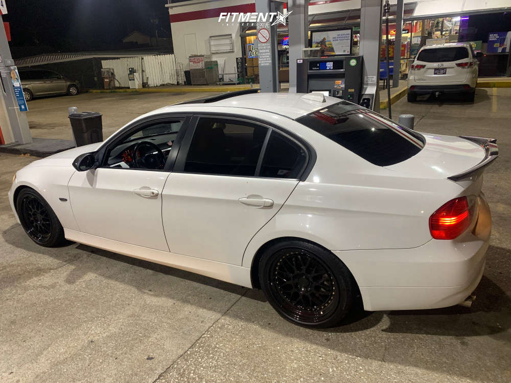 2007 BMW 328i Base with 18x8.5 Aodhan Ah02 and Vercelli 225x40 on Stock ...