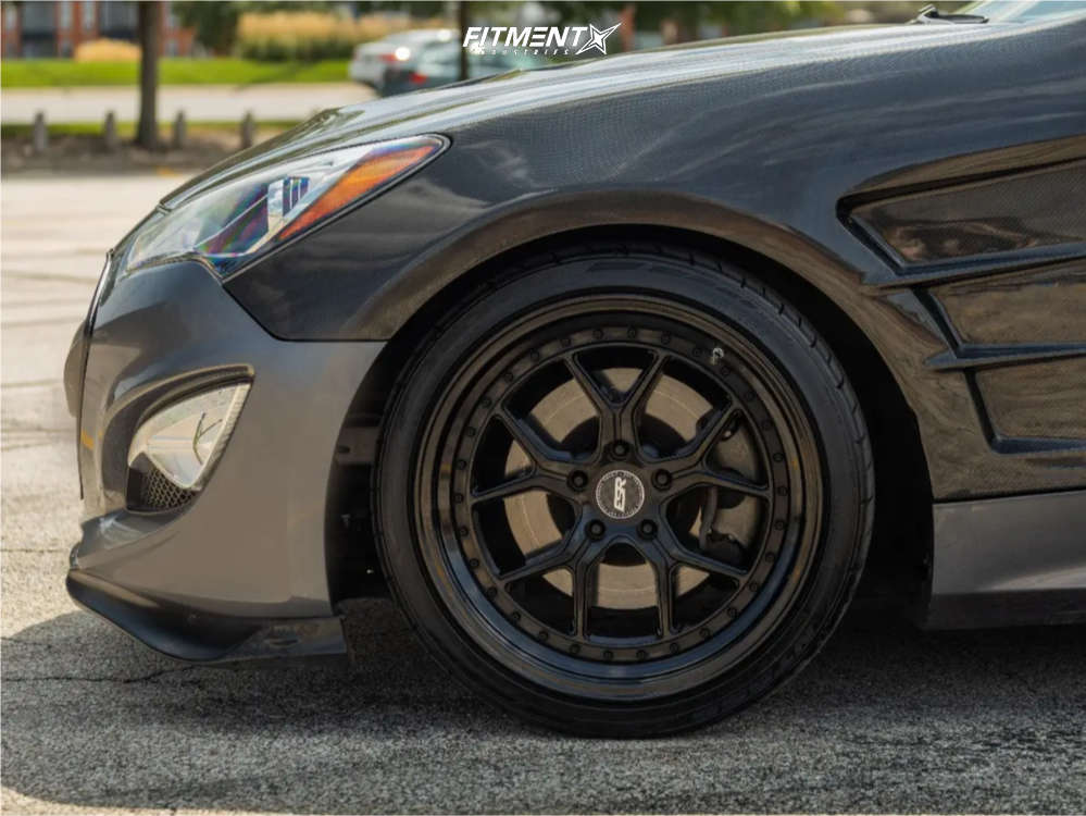 2014 Hyundai Genesis Coupe 2.0T with 19x9.5 ESR Cs2 and Nitto 245x35 on ...