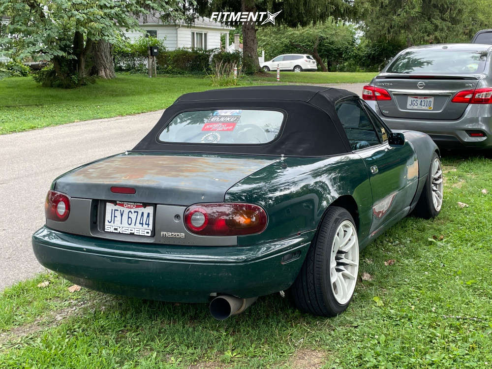 1990 Mazda Miata Base with 16x8 Japan Racing Jr29 and Hankook 205x45 on ...