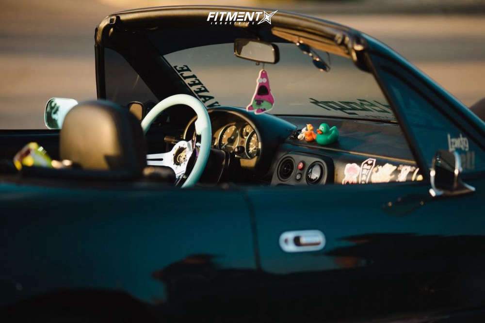 1990 Mazda Miata Base with 16x8 Japan Racing Jr29 and Hankook 205x45 on ...