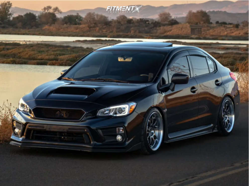 2020 Subaru WRX Premium with 18x9.5 Work Emotion D9r and Firestone ...