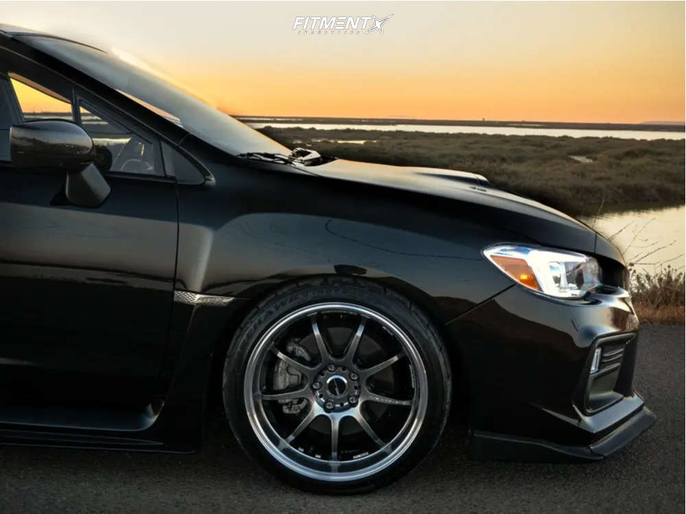 2020 Subaru WRX Premium with 18x9.5 Work Emotion D9r and Firestone ...