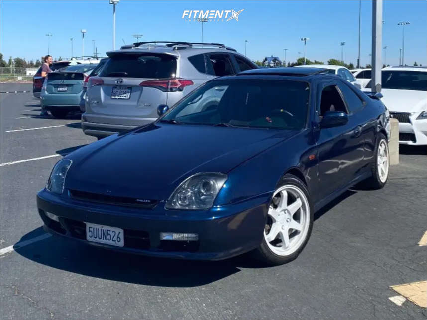 1997 Honda Prelude Base with 17x8 9SiX9 SIX-1 and Land Golden 215x35 on ...