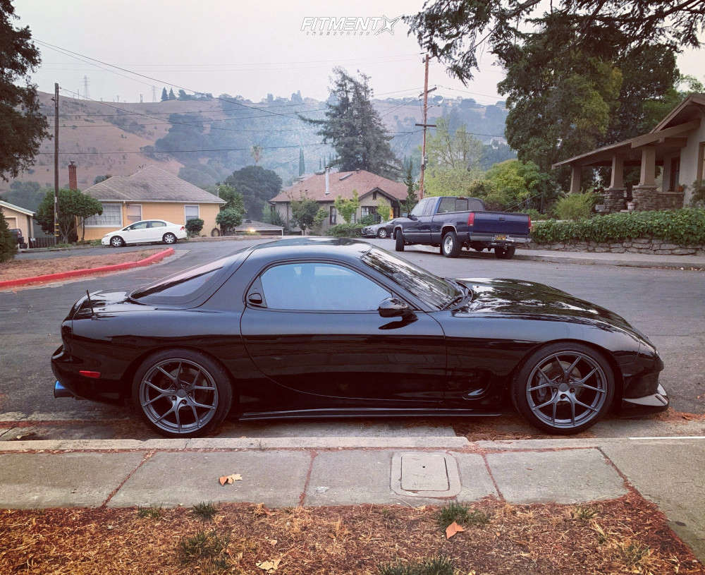 1993 Mazda RX-7 R1 with 18x9.5 Titan7 TS-5 and Firestone 255x35 on ...