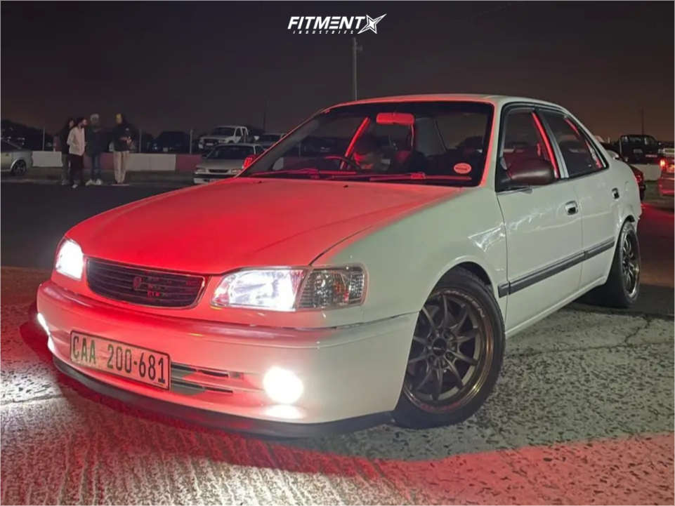 2000 Toyota Corolla VE with 15x7 Mugen Mf10 and Dunlop 195x50 on ...