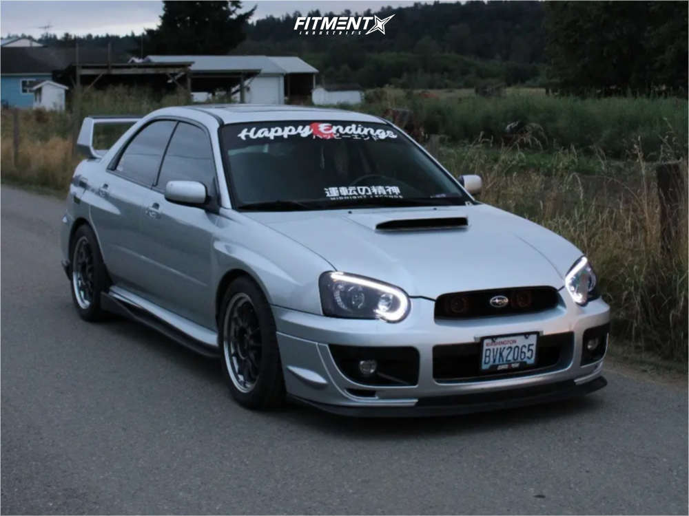 2004 Subaru Impreza WRX with 17x8 Konig Hypergram and Road Hugger ...