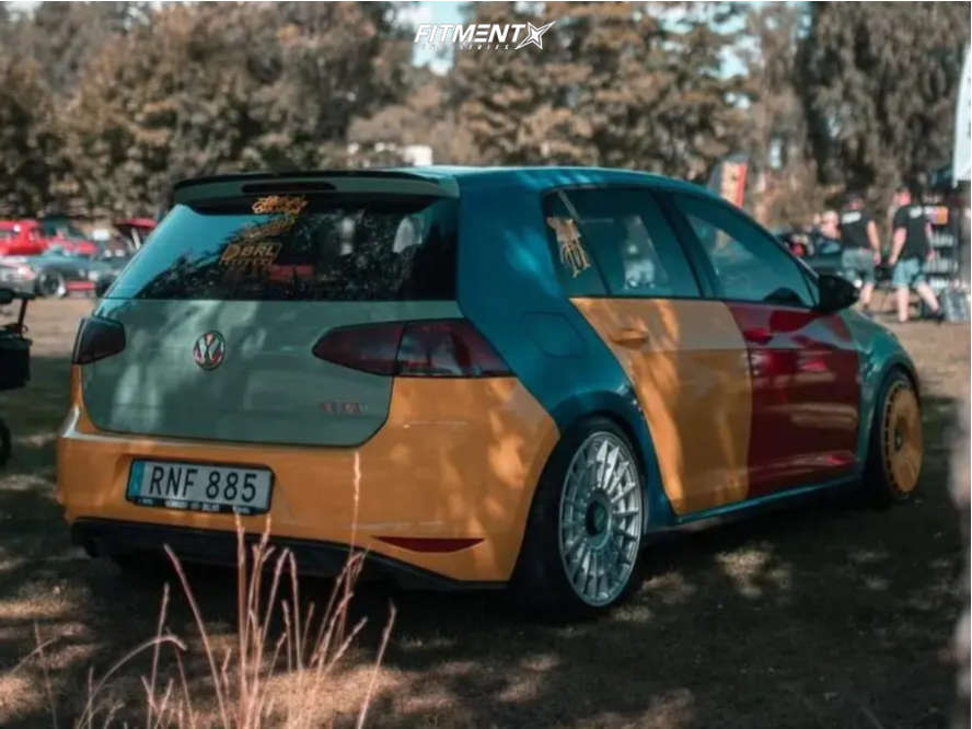 2015 Volkswagen Golf S with 18x8.5 Rotiform Las-r and Pirelli 225x40 on ...