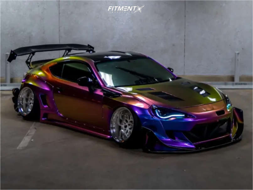 2017 Subaru BRZ Premium with 18x11.5 Work Meister M1 3p and Continental ...