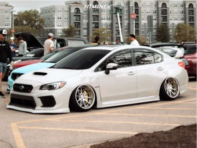 2021 Subaru WRX STI Limited with 18x10 GMR Vx-6 and Vercelli 215x35 on Air Suspension | 2367701 ...