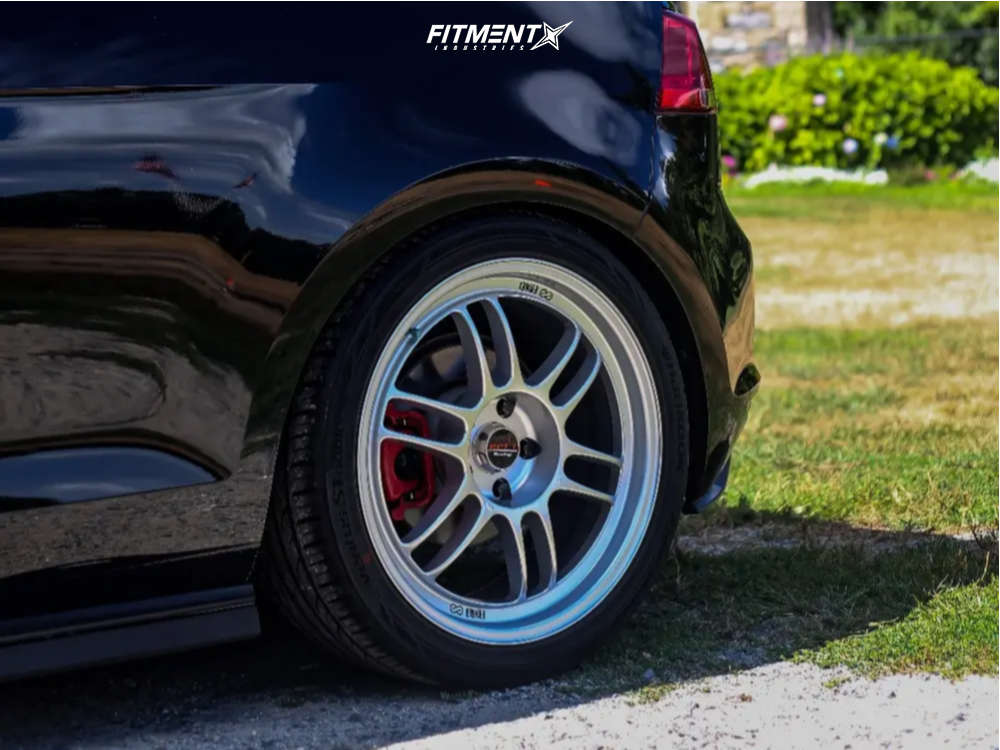 2015 Volkswagen GTI S with 18x8 Enkei Rpf1 and Hankook 225x40 on ...