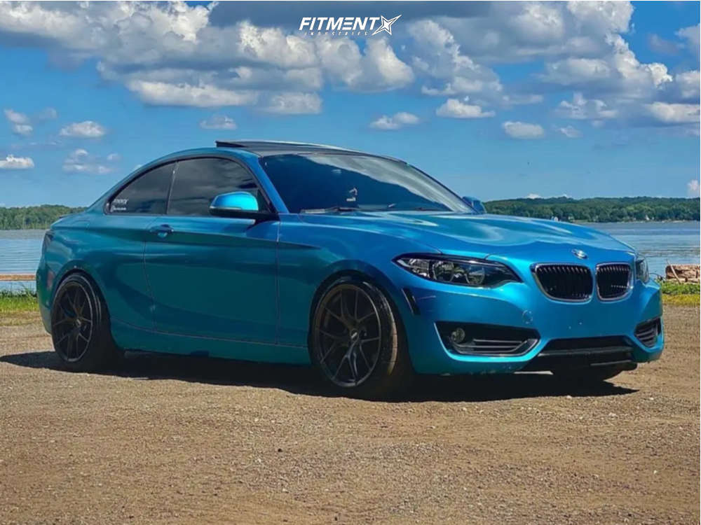 2015 BMW 228i Base with 18x9.5 ESR Rf2 and Firestone 255x35 on ...