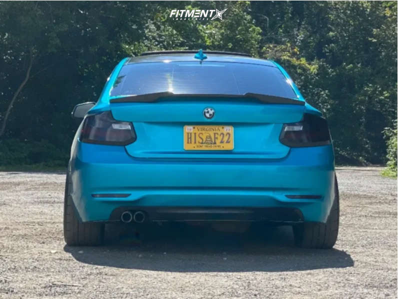 2015 BMW 228i Base with 18x9.5 ESR Rf2 and Firestone 255x35 on ...