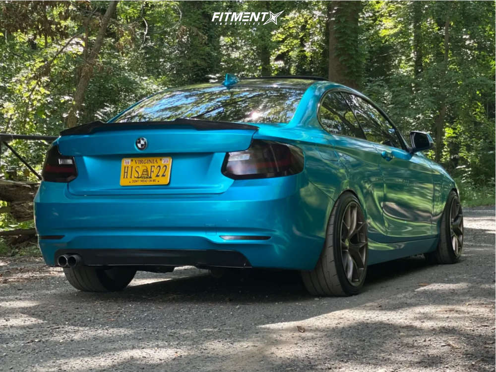 2015 BMW 228i Base with 18x9.5 ESR Rf2 and Firestone 255x35 on ...