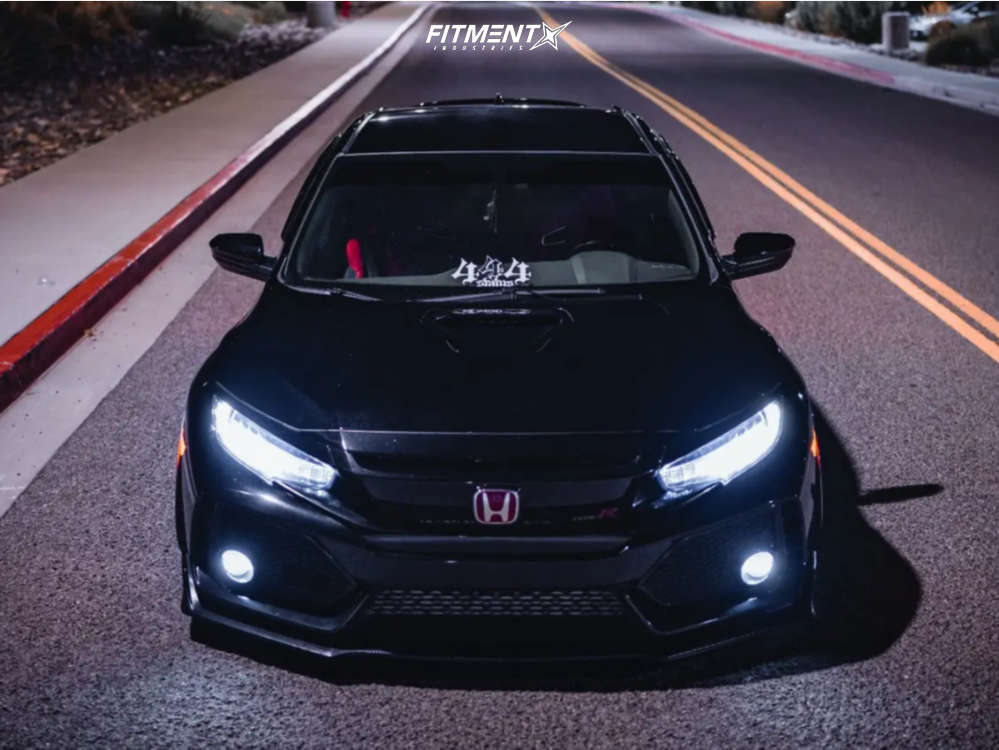 2017 Honda Civic Type R with 18x10.5 Kansei Roku and Falken 225x40 on ...