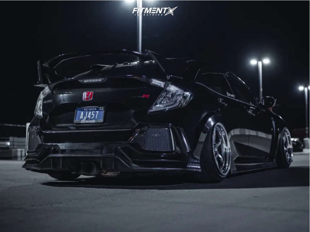 2017 Honda Civic Type R with 18x10.5 Kansei Roku and Falken 225x40 on ...
