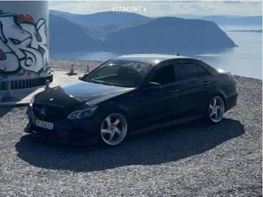 2014 Mercedes-Benz E250 Bluetec 4Matic with 19x10 Japan Racing JR15 and ...