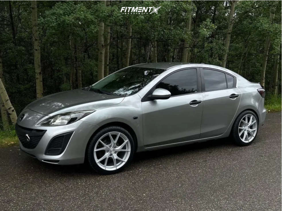 2010 Mazda 3 GS with 18x8 RWC Ac1012 and Westlake 225x40 on Lowering ...