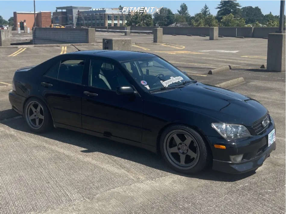 2005 Lexus IS300 Base with 17x9 Kansei Knp and Milestar 225x45 on ...