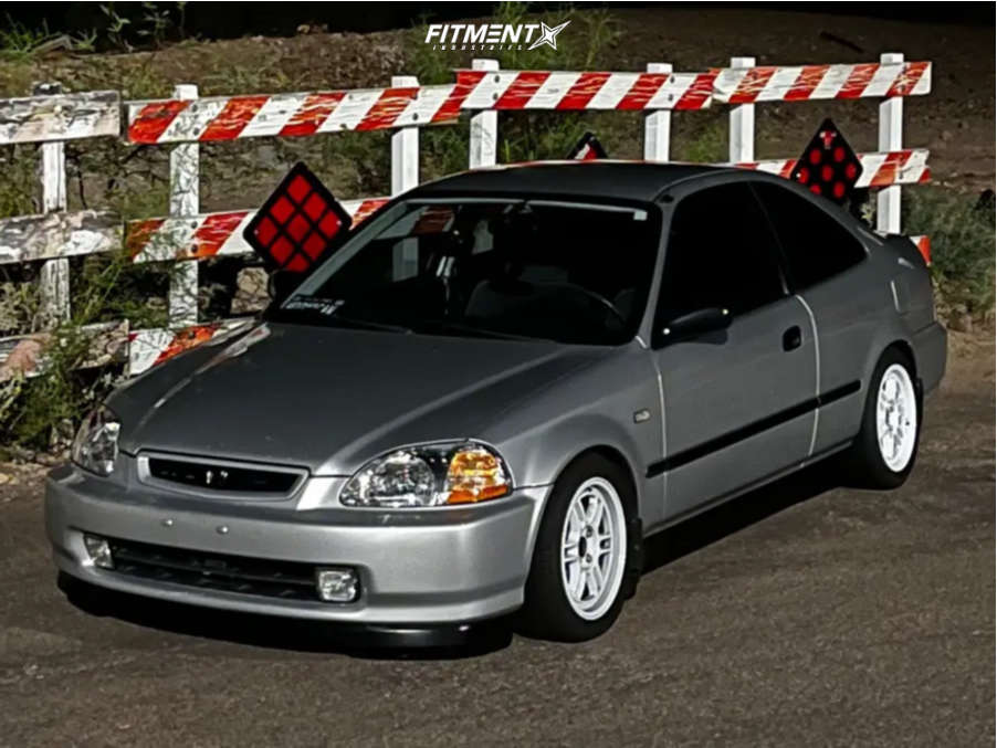 1997 Honda Civic HX with 15x7 Circuit Performance CP37 and Leao 205x50 ...