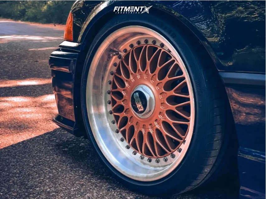 1992 BMW 318is Base with 17x8 BBS Rc090 and Goodyear 205x40 on ...
