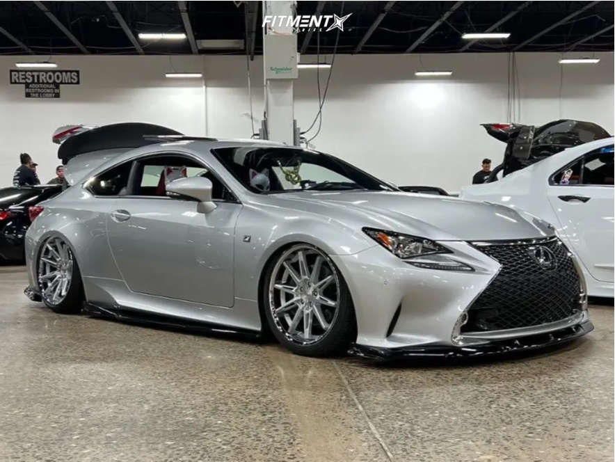 2016 Lexus RC350 F Sport with 20x8.5 Ferrada CM2 and Continental 245x40 ...