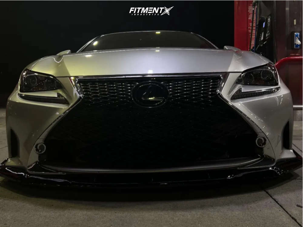 2016 Lexus RC350 F Sport with 20x8.5 Ferrada CM2 and Continental 245x40 ...