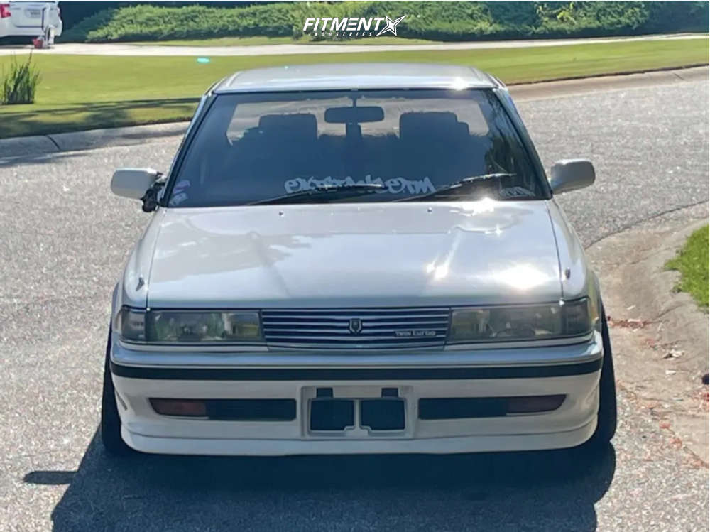 1990 Toyota Cressida Luxury with 18x8.5 Work Euroline Sl and Atlas ...