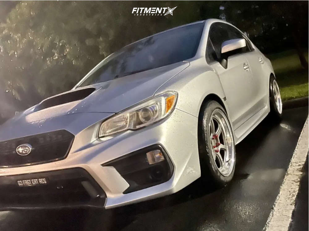 2021 Subaru WRX Base with 18x9.5 Kansei Roku and Continental 255x40 on ...