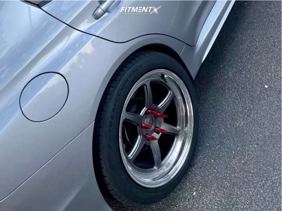 2021 Subaru WRX Base with 18x9.5 Kansei Roku and Continental 255x40 on ...