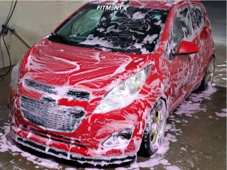 2014 Chevrolet Spark LT with 15x6.5 Work Vs-kf and Achilles 185x55 on ...