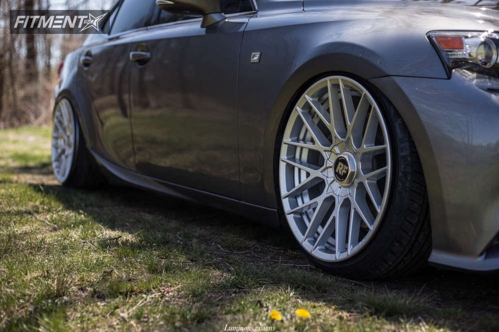 2015 Lexus IS350 Base with 19x10 Rotiform Rse and Nankang 225x35 on Air ...