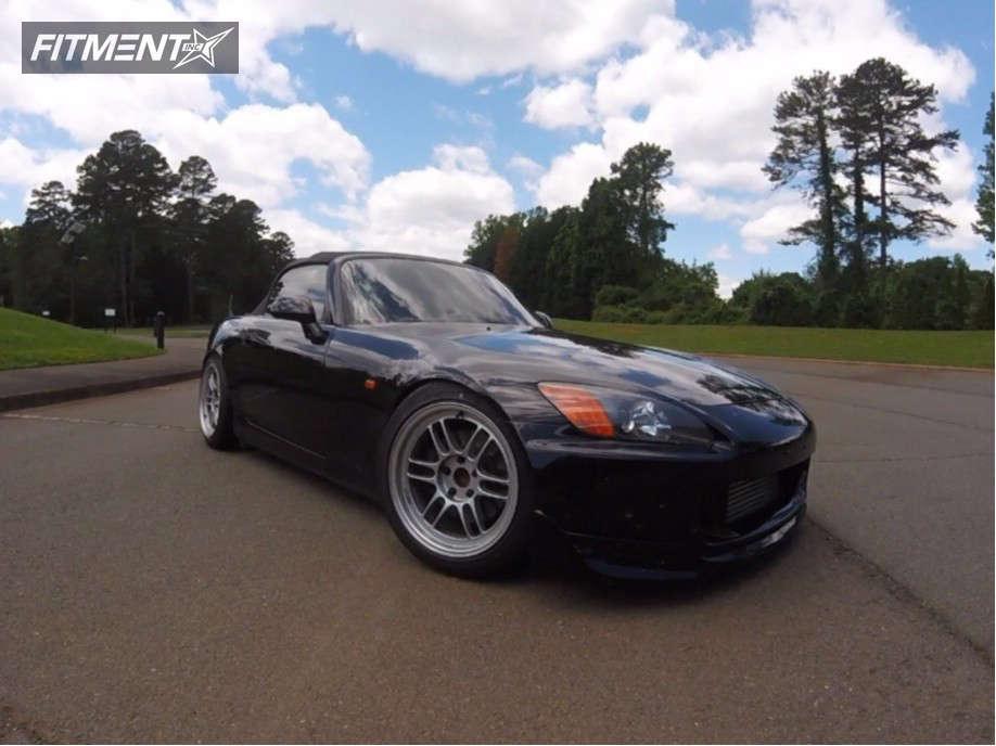 2000 Honda S2000 Base with 17x9.5 Enkei RPF1 and Dunlop 255x40 on ...