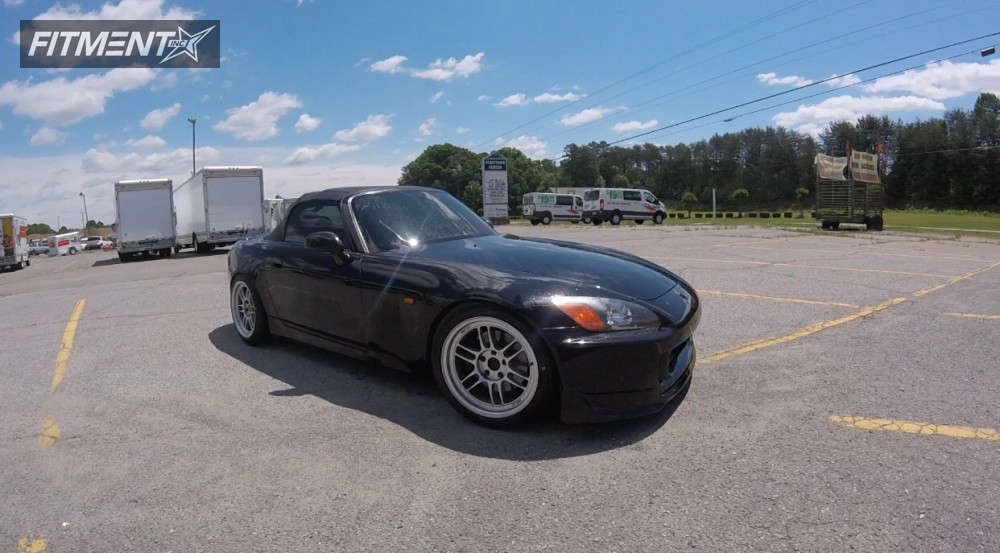 2000 Honda S2000 Base with 17x9.5 Enkei RPF1 and Dunlop 255x40 on ...