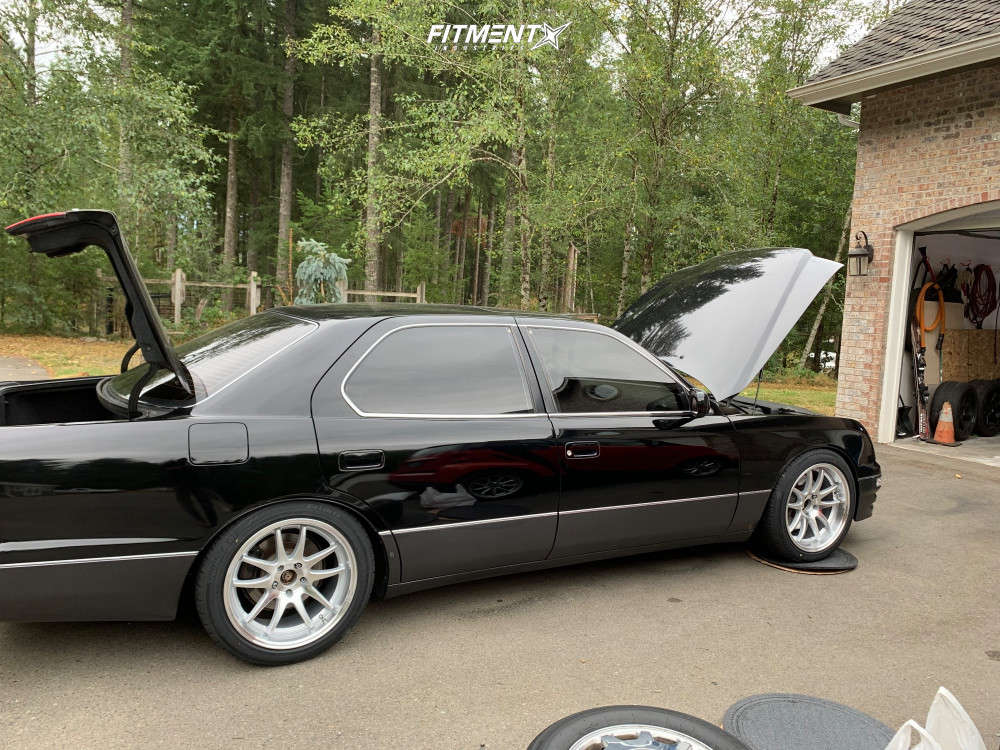1997 Lexus LS400 Base with 18x9.5 Aodhan DS02 and Delinte 245x45 on ...