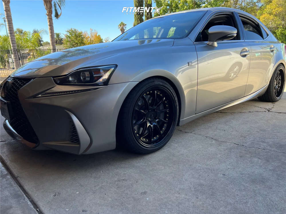 2017 Lexus IS200t F Sport with 18x9.5 Aodhan DS07 and Vercelli 225x40 ...