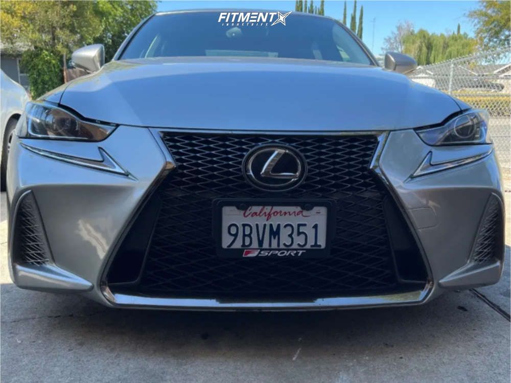 2017 Lexus IS200t F Sport with 18x9.5 Aodhan DS07 and Vercelli 225x40 ...