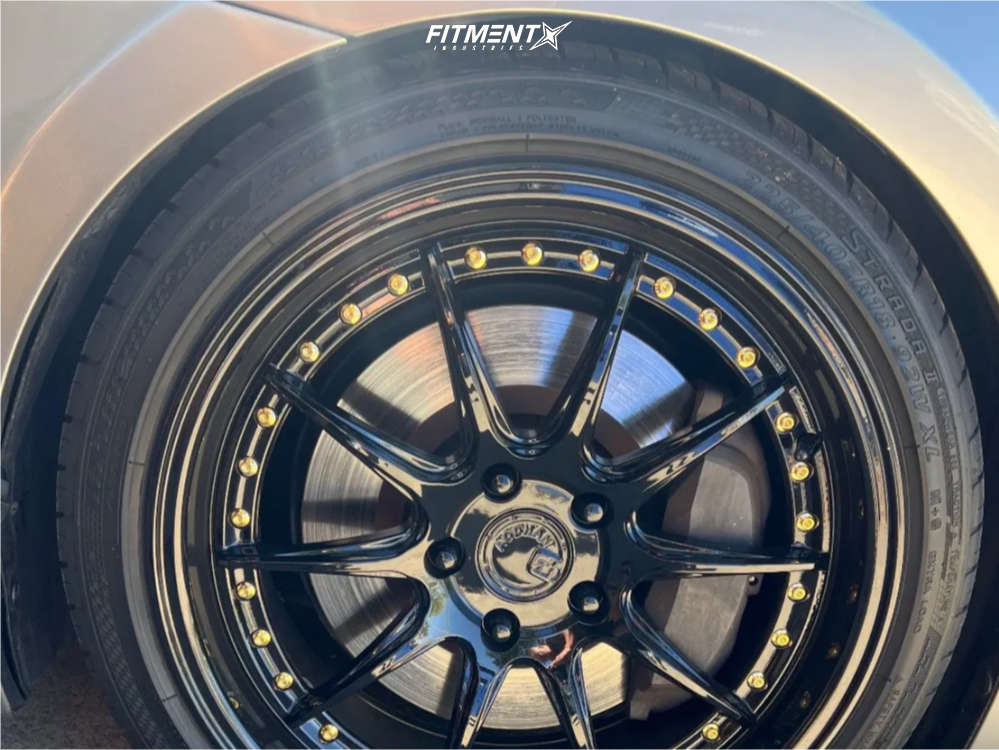 2017 Lexus IS200t F Sport with 18x9.5 Aodhan DS07 and Vercelli 225x40 ...