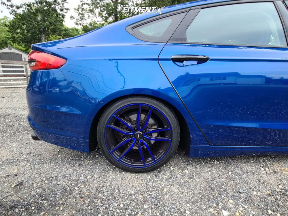 2017 Ford Fusion SE with 18x8 Konig Myth and Nitto 245x40 on Coilovers ...