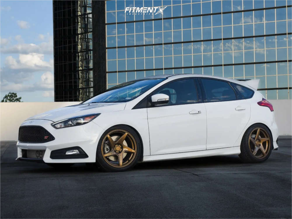 2017 Ford Focus ST with 18x8.5 Anovia Kinetic and General 245x40 on Coilovers | 2372912 ...