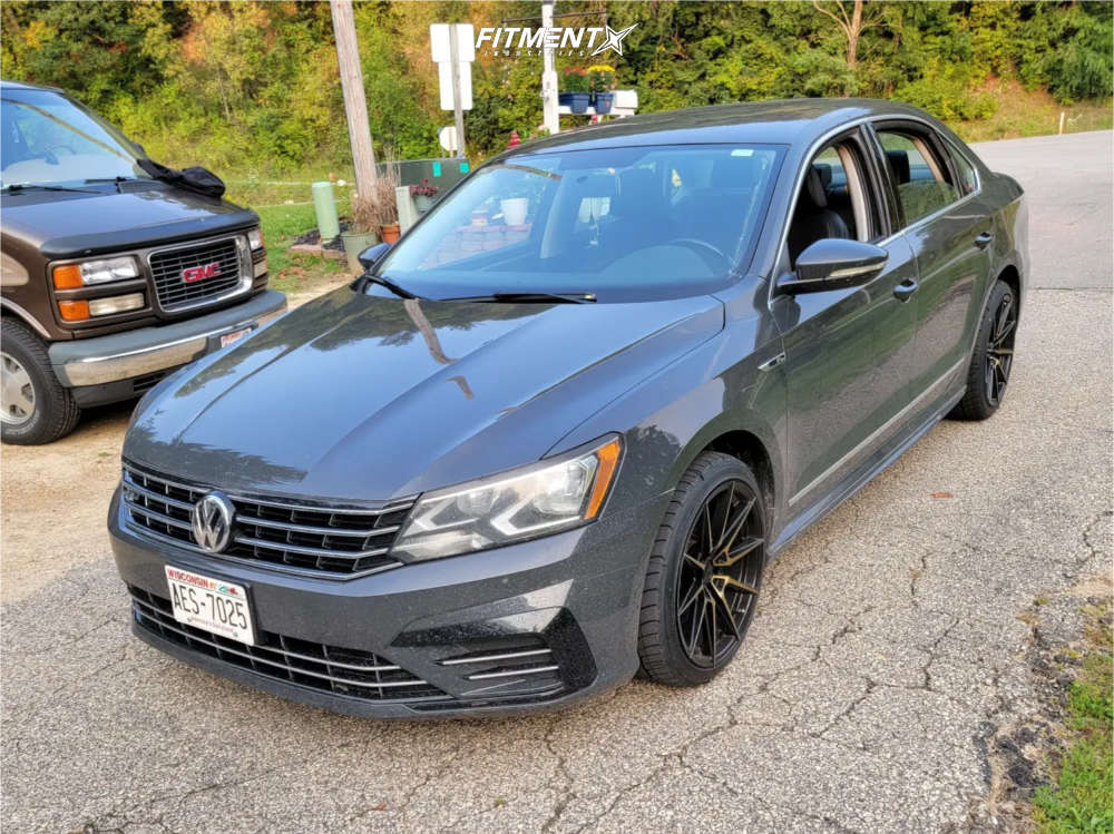 2017 Volkswagen Passat R-Line with 18x8.5 XXR 567 and Nitto 225x40 on ...