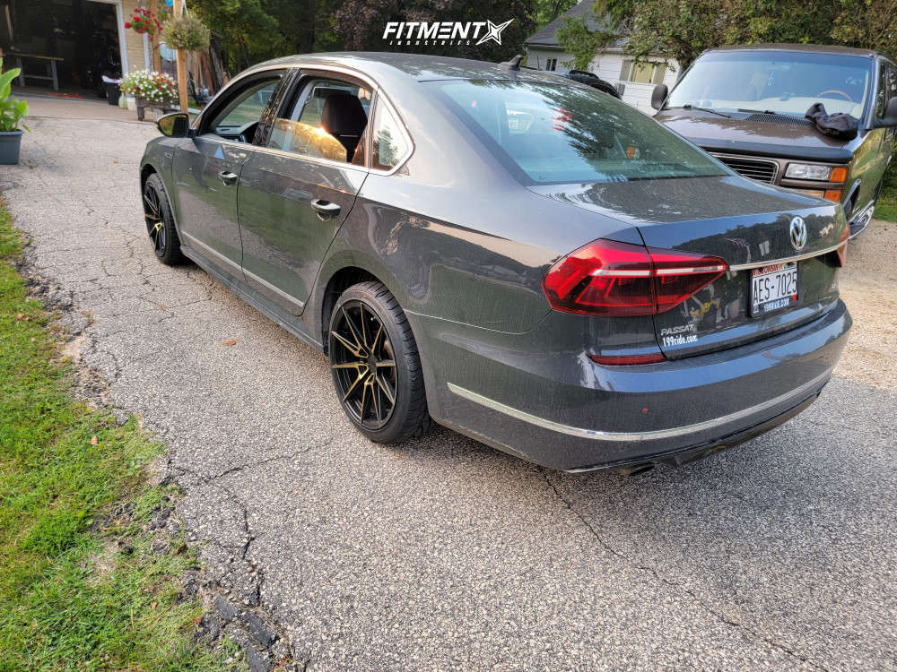 2017 Volkswagen Passat R-Line with 18x8.5 XXR 567 and Nitto 225x40 on ...