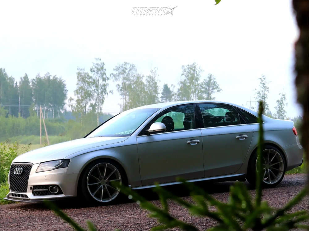 2008 Audi A4 Base with 19x8.5 Japan Racing JR37 and Nankang 225x35 on ...