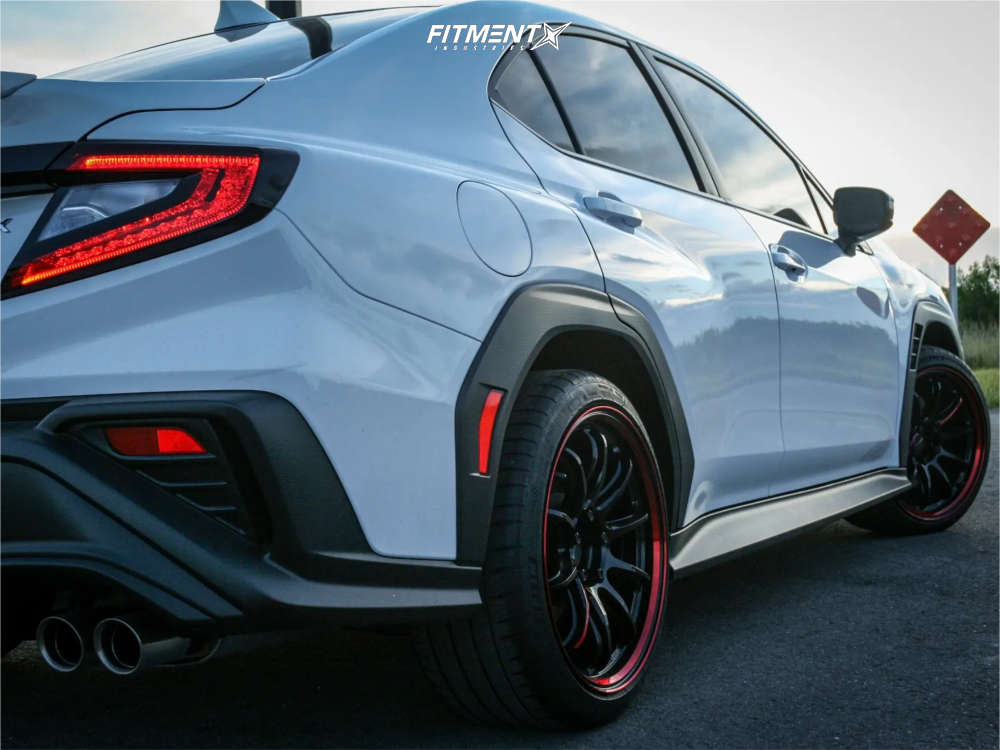 2022 Subaru WRX Premium with 18x9.5 Work Emotion and Michelin 255x35 on ...