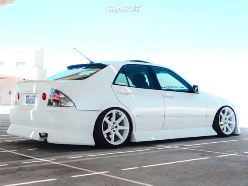 2004 Lexus IS300 Base with 18x9.5 Work Emotion T7r and Toyo Tires ...