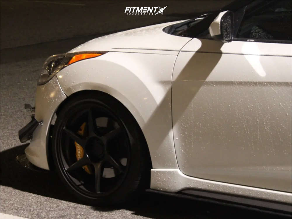 2016 Hyundai Veloster Turbo R-Spec with 18x8.5 Anovia Titan and ...