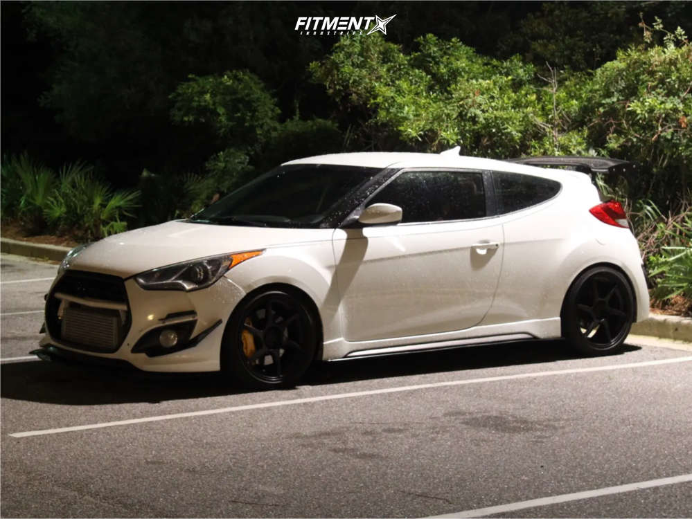 2016 Hyundai Veloster Turbo R-Spec with 18x8.5 Anovia Titan and ...