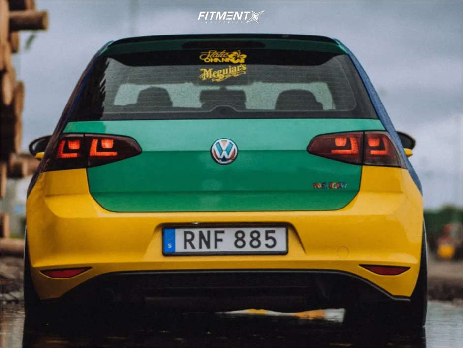 2016 Volkswagen Golf Base with 18x8.5 Rotiform Las-r and Pirelli 225x40 ...