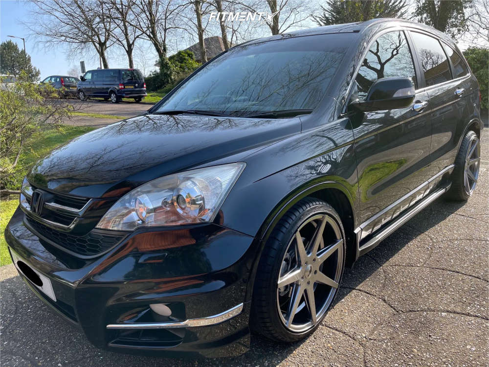 2011 Honda CR-V EX with 20x8.5 JR JR20 and Accelera 245x35 on Lowering ...