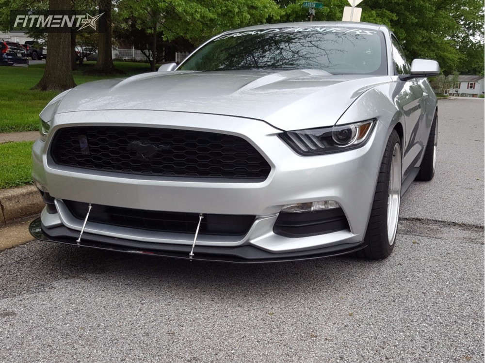 2016 Ford Mustang V6 with 19x9.5 Zedd SLM and Michelin 255x40 on ...